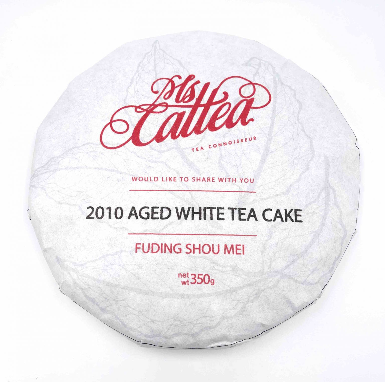 AGED WHITE TEA CAKE 2010 - MS.CATTEA TEA BAR
